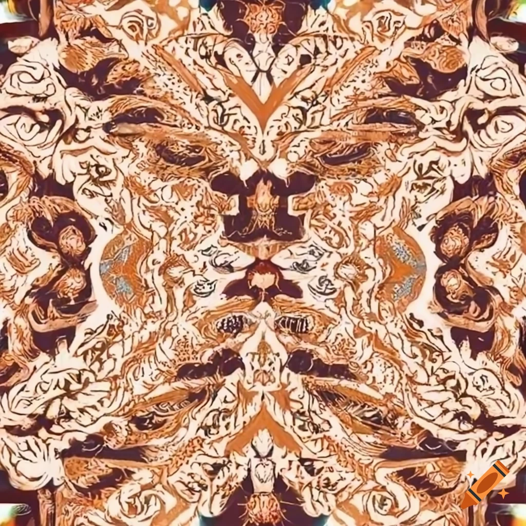 Boho style pattern on Craiyon