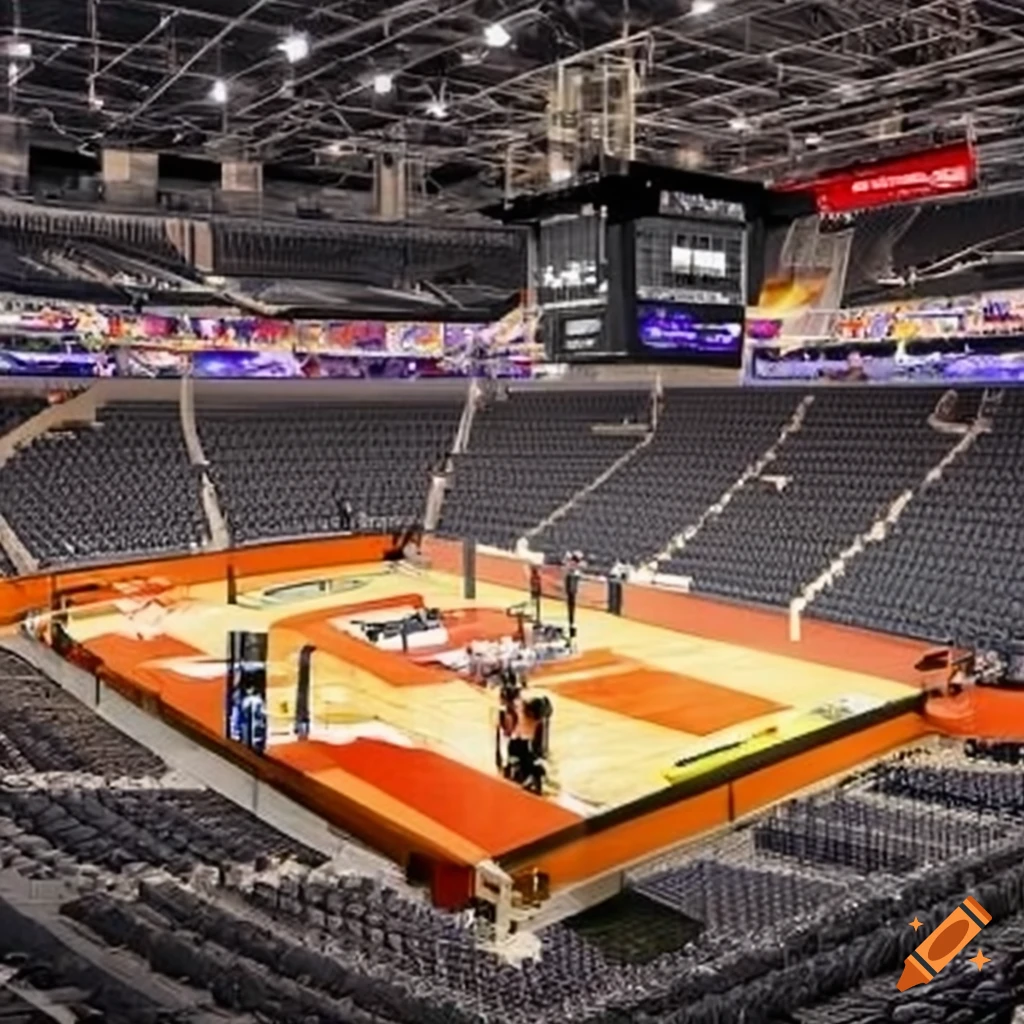 Design of a fair arena on Craiyon