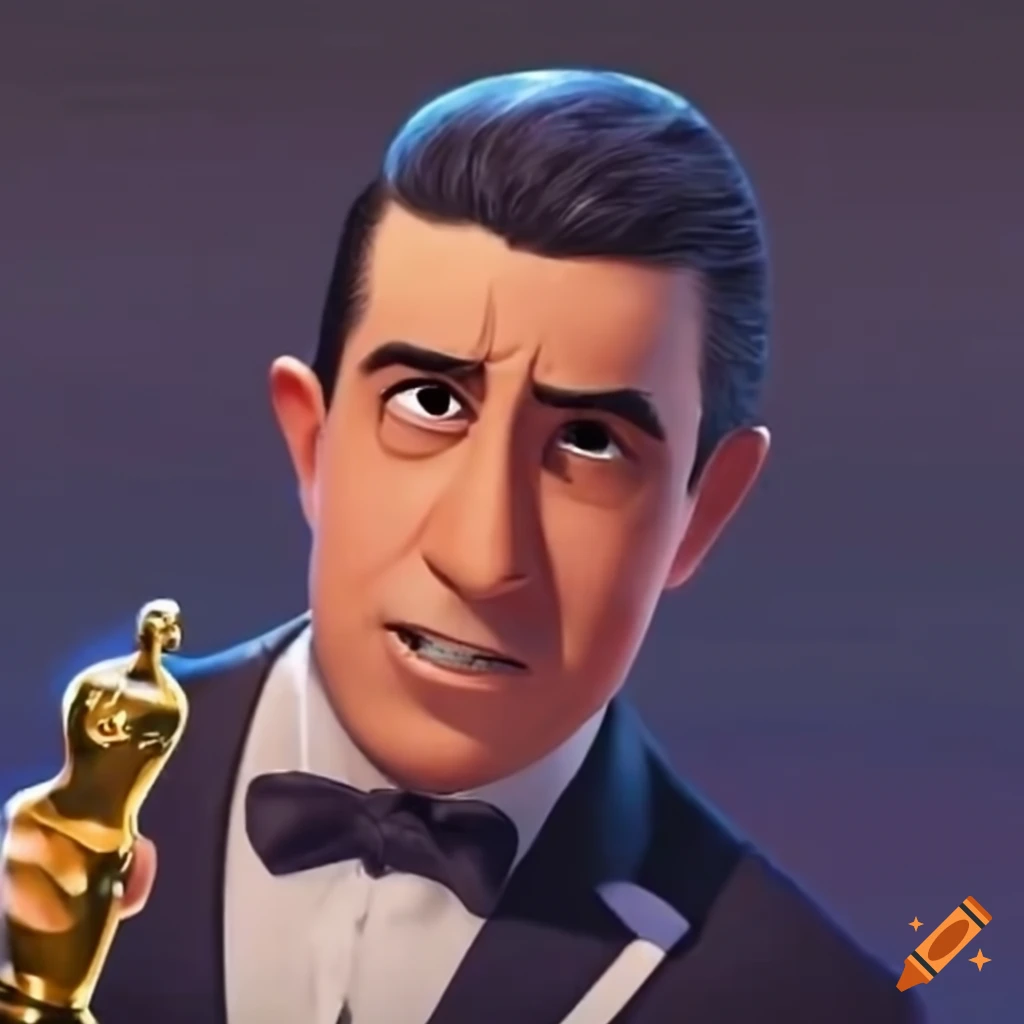 Andy from the office reimagined as a pixar character on Craiyon