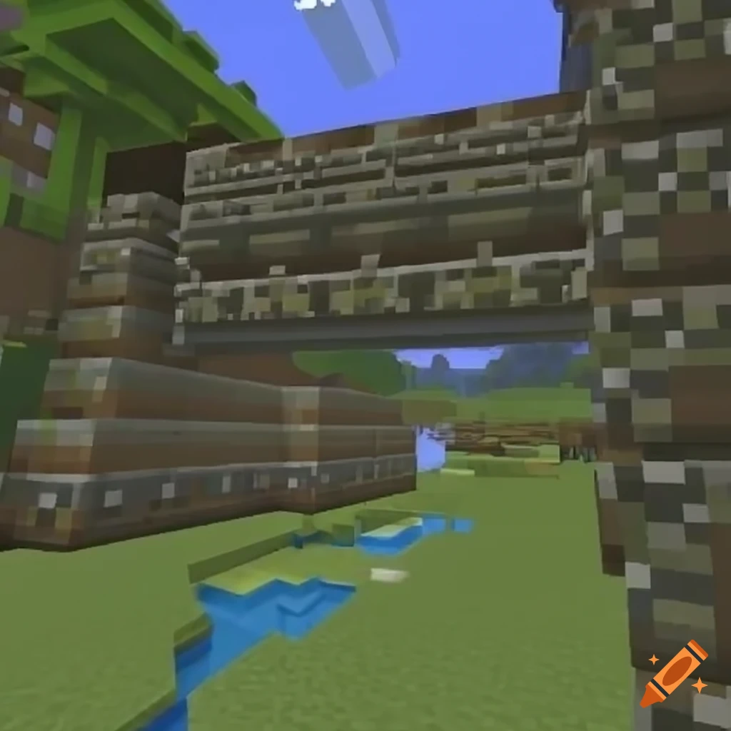 Artwork Seamlessly Combining Minecraft Elements artwork-seamlessly-combining-minecraft-elements