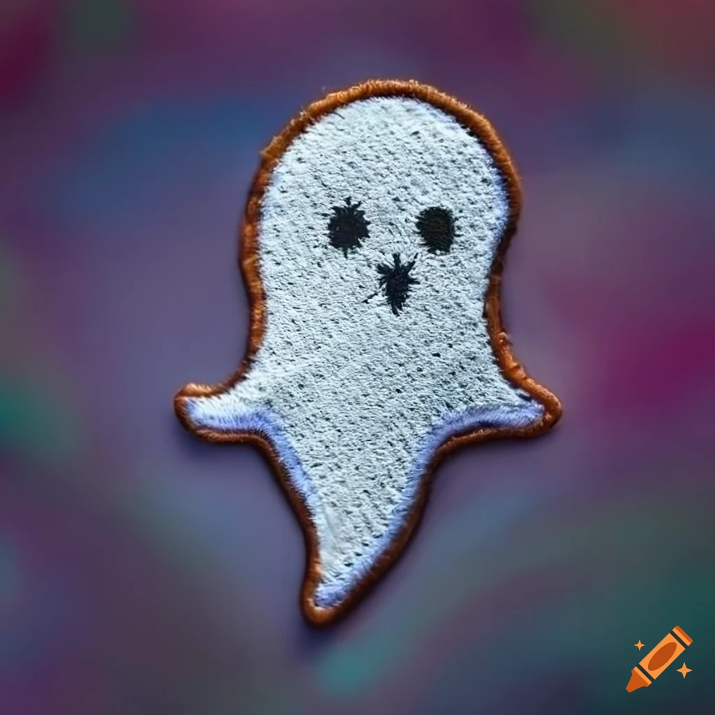 Whimsical ghost patch on Craiyon