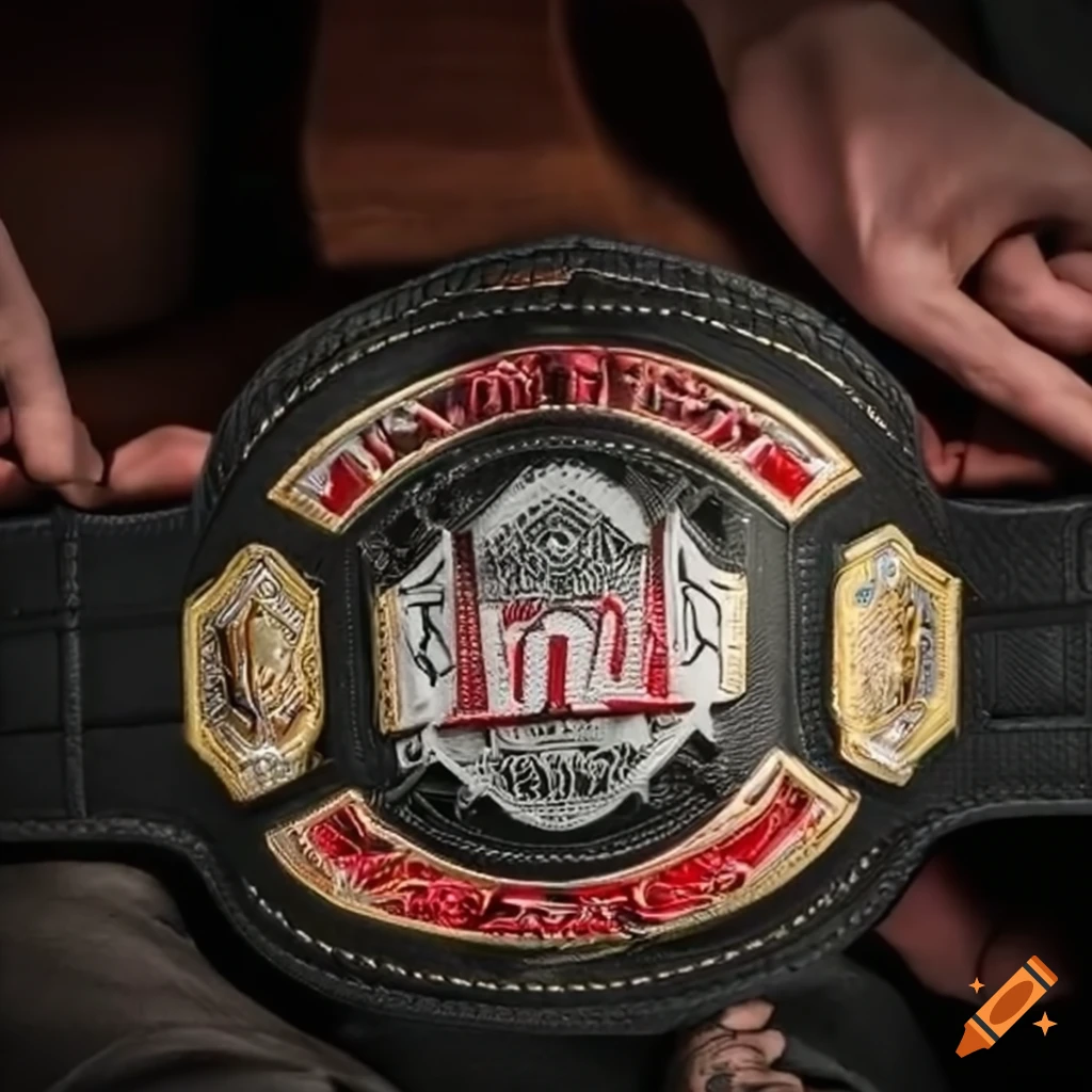 Wwu trios championship belts inspired by mlw tag team title on Craiyon