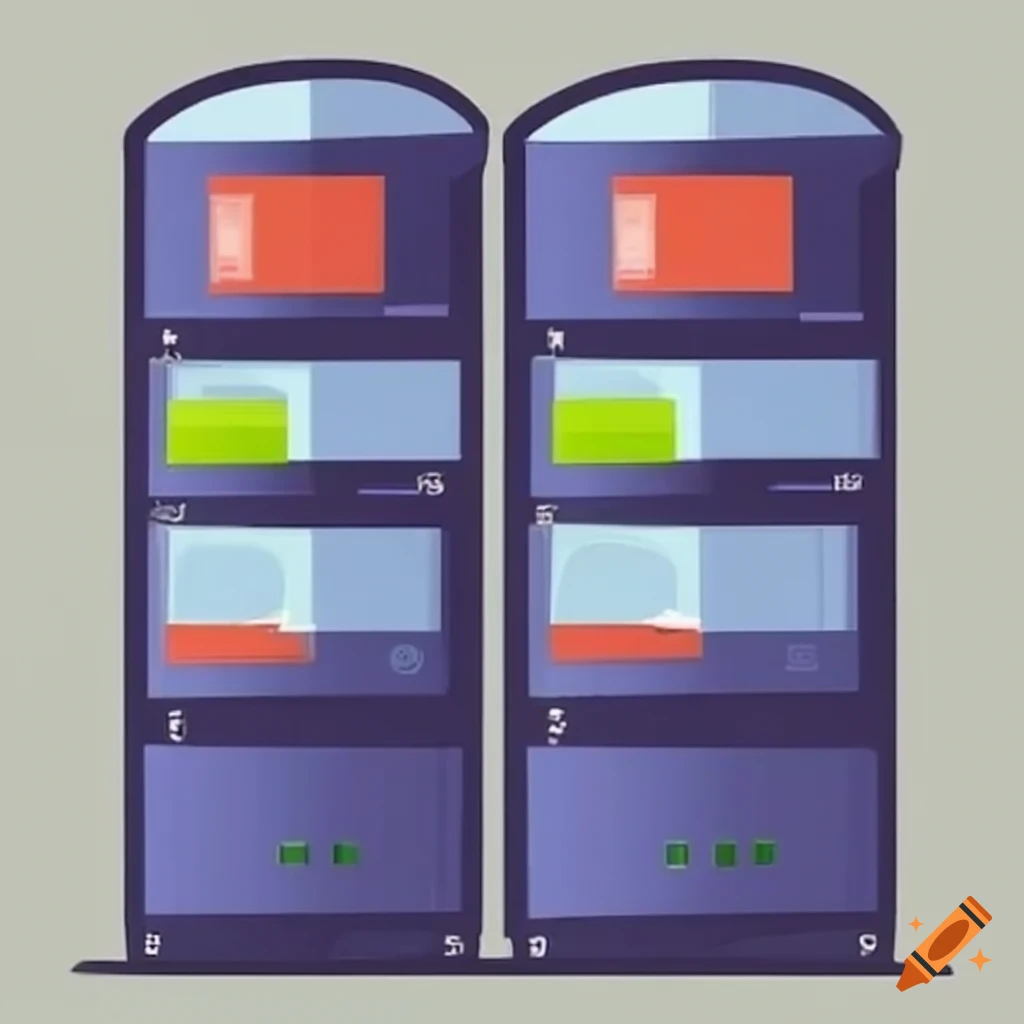 Illustration of a server overload on Craiyon