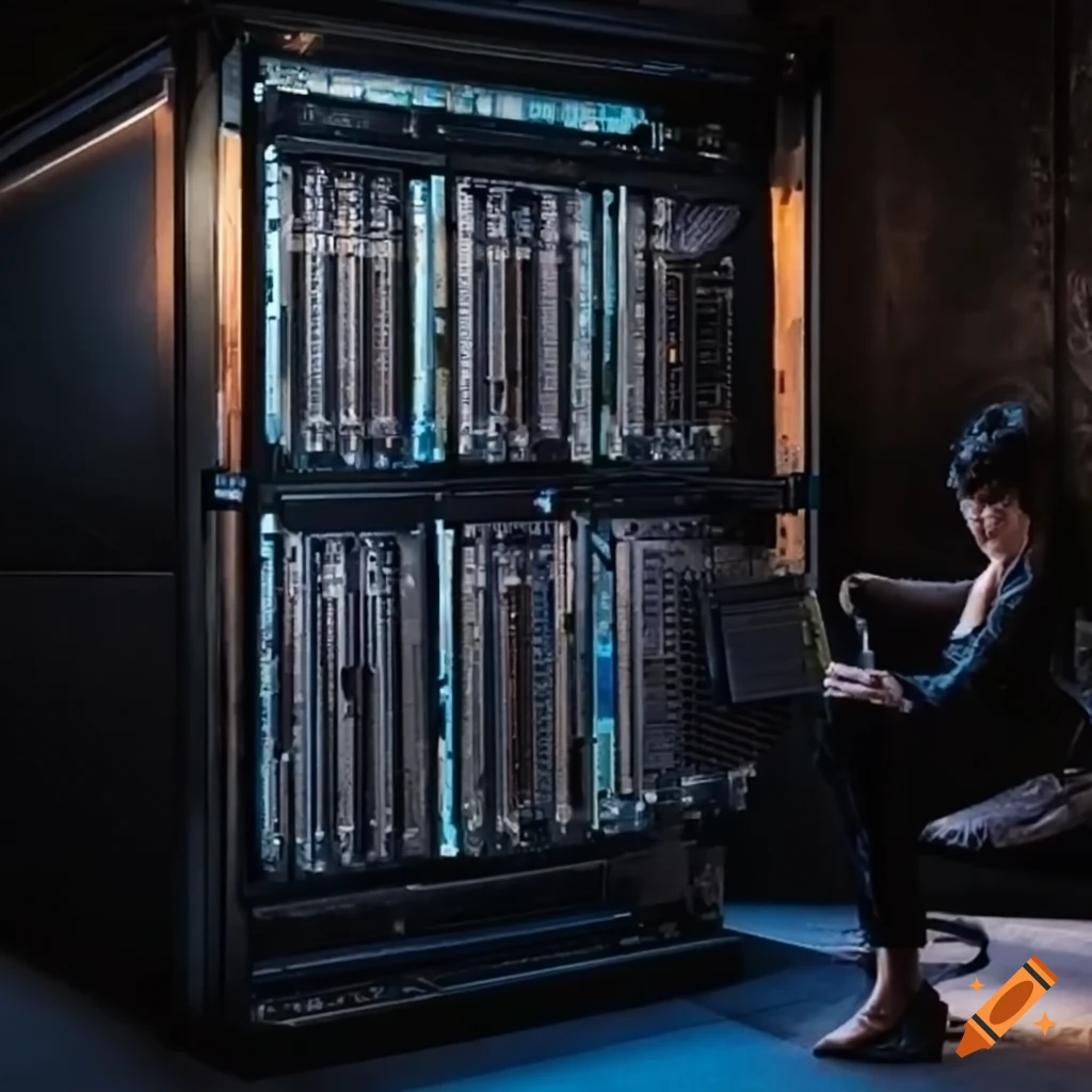 Graphic representation of a server crash