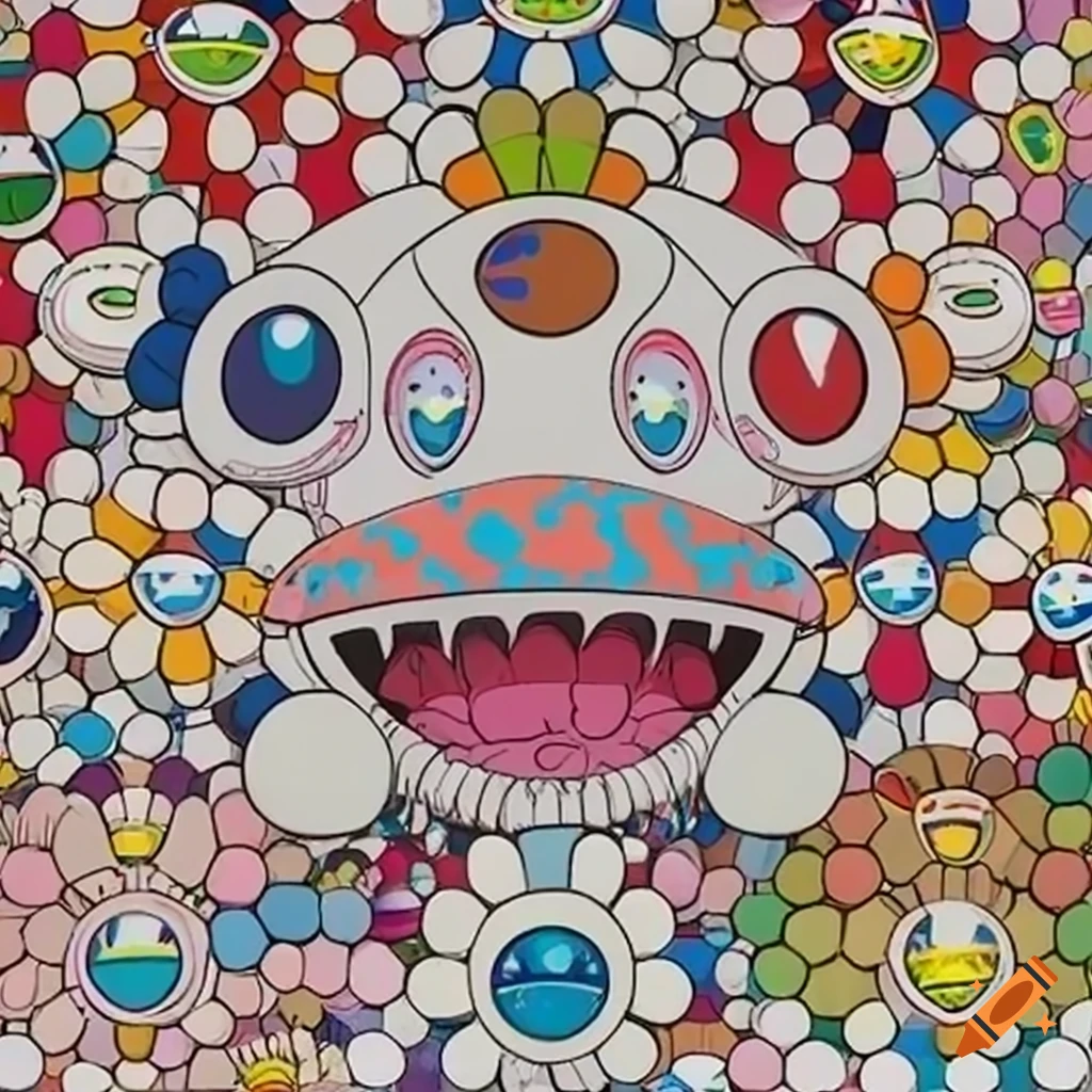 Artwork titled startropics by takashi murakami on Craiyon