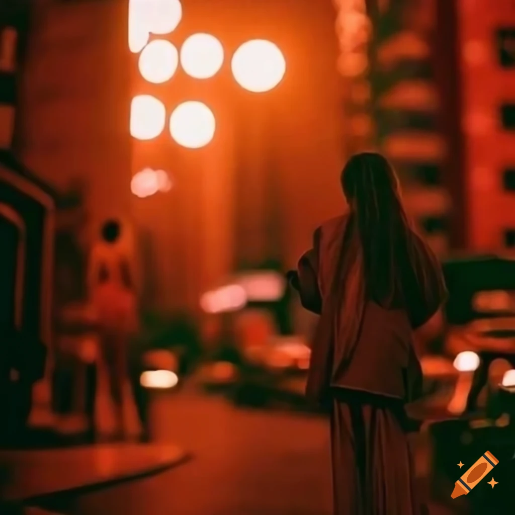 90's aesthetic of people enjoying city life