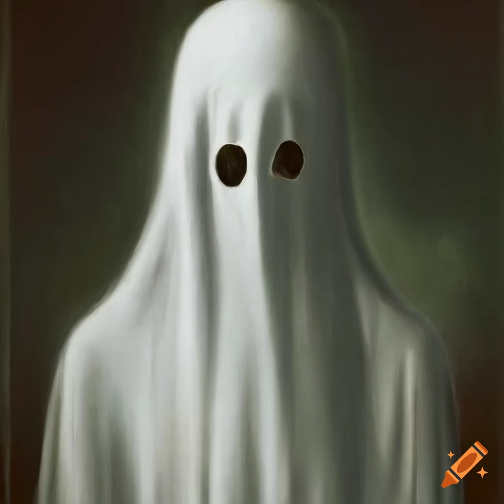 Ghostly figure staring from a victorian-era estate window on Craiyon