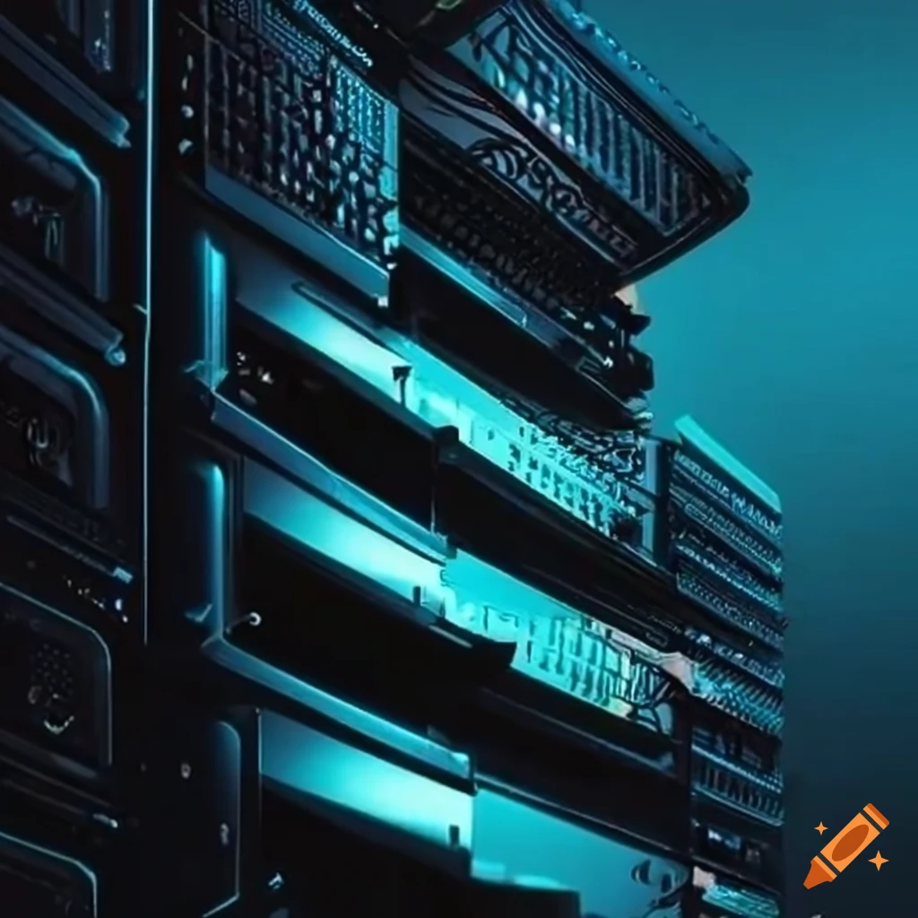 Illustration of server pings on Craiyon