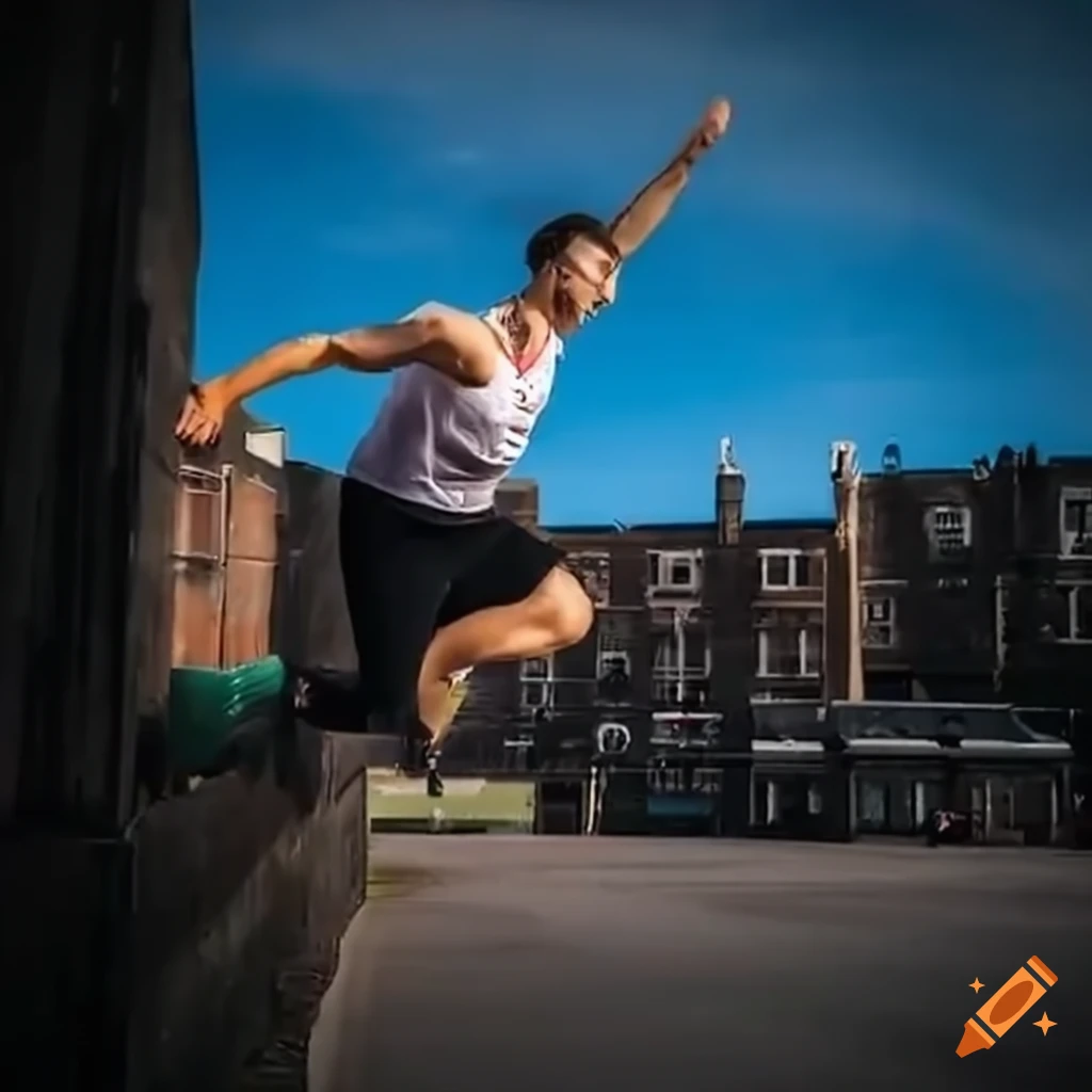 Navigating bedrock parkour on Craiyon
