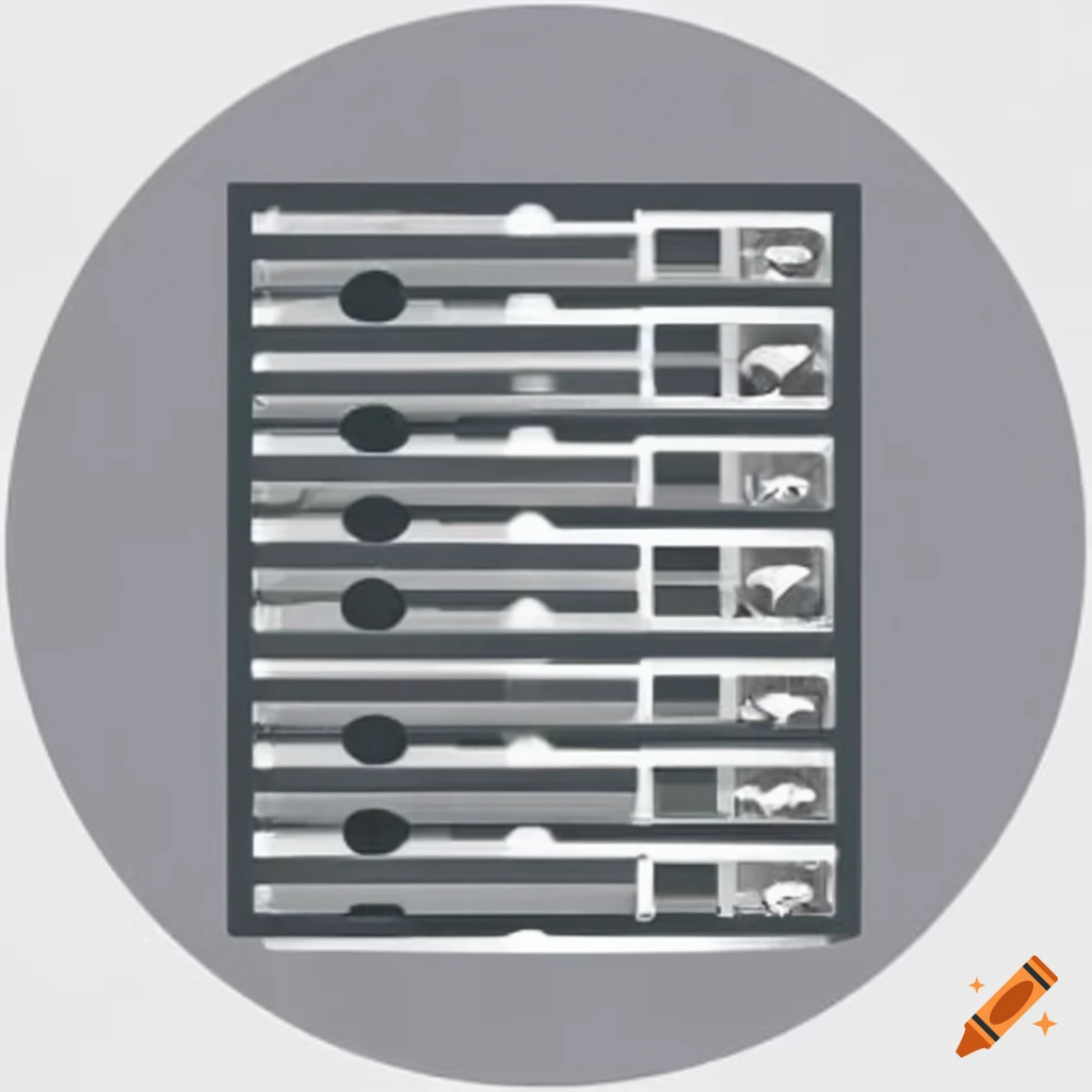 Diagram of a server rack