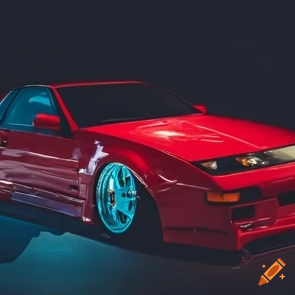 Photorealistic daylight image of a modified z31 300zx with a widebody ...