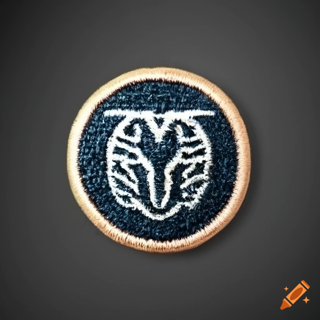 Patch with a unique logo design