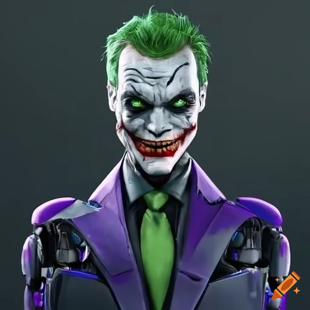 Joker Android Robot On Craiyon