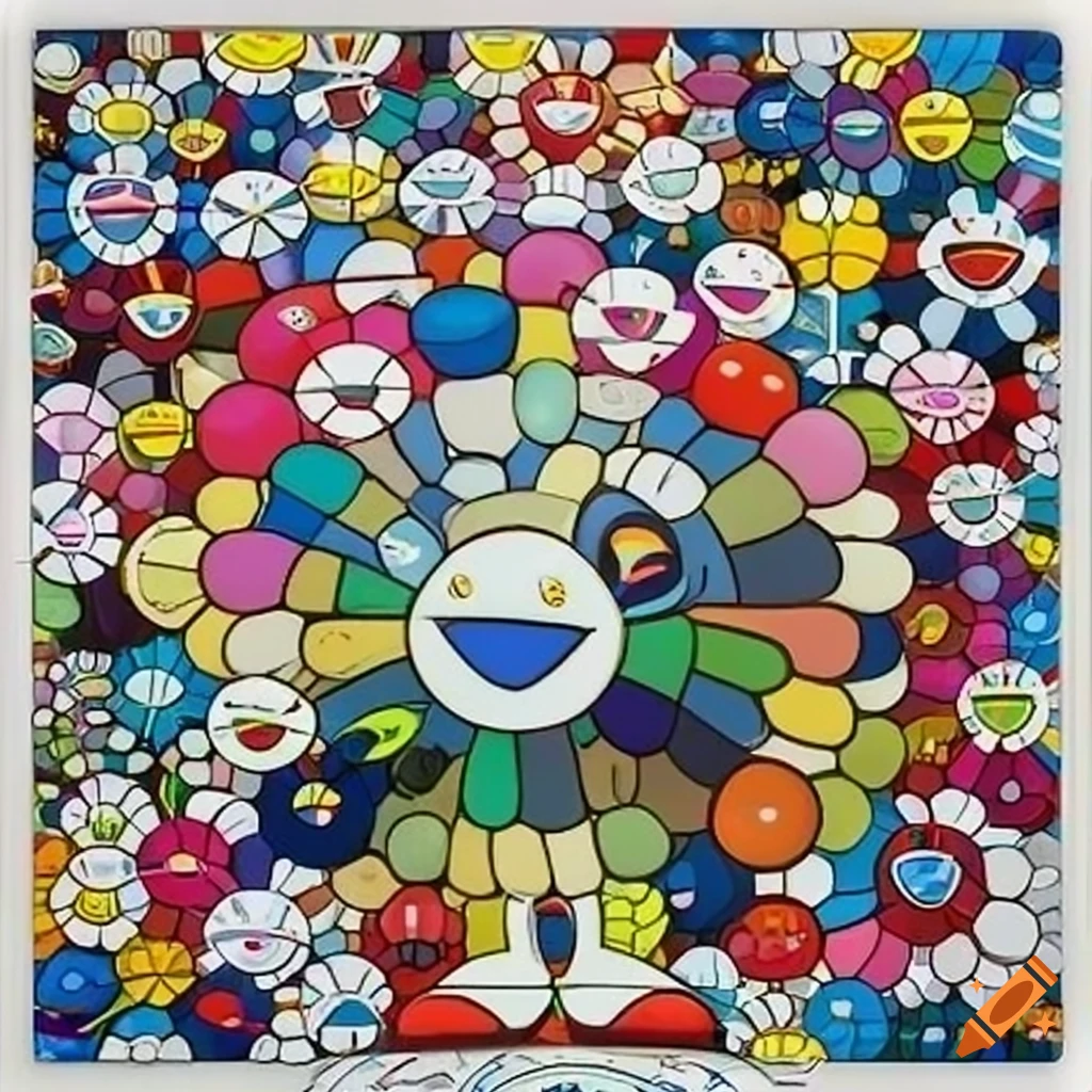 Sculpture of sectaurs by takashi murakami