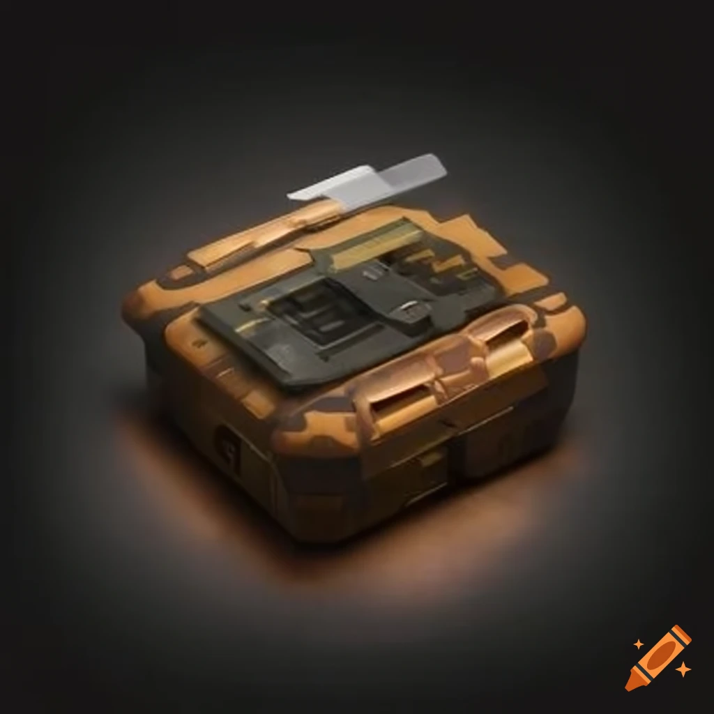 Sci-fi military foodbox rations on Craiyon