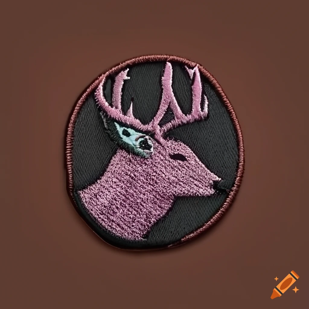 Graphic design of a patch logo on Craiyon