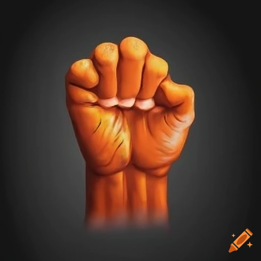 Fist icon on Craiyon