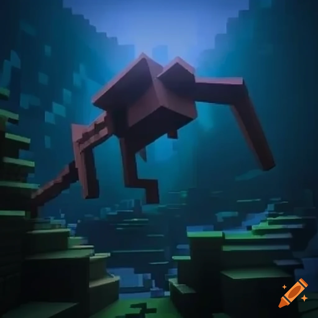 Minecraft update screenshot on Craiyon