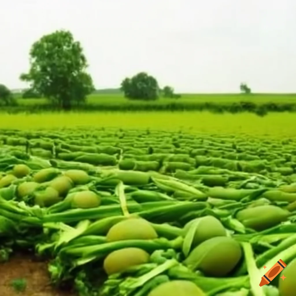 Image of valuable crops on a farm on Craiyon