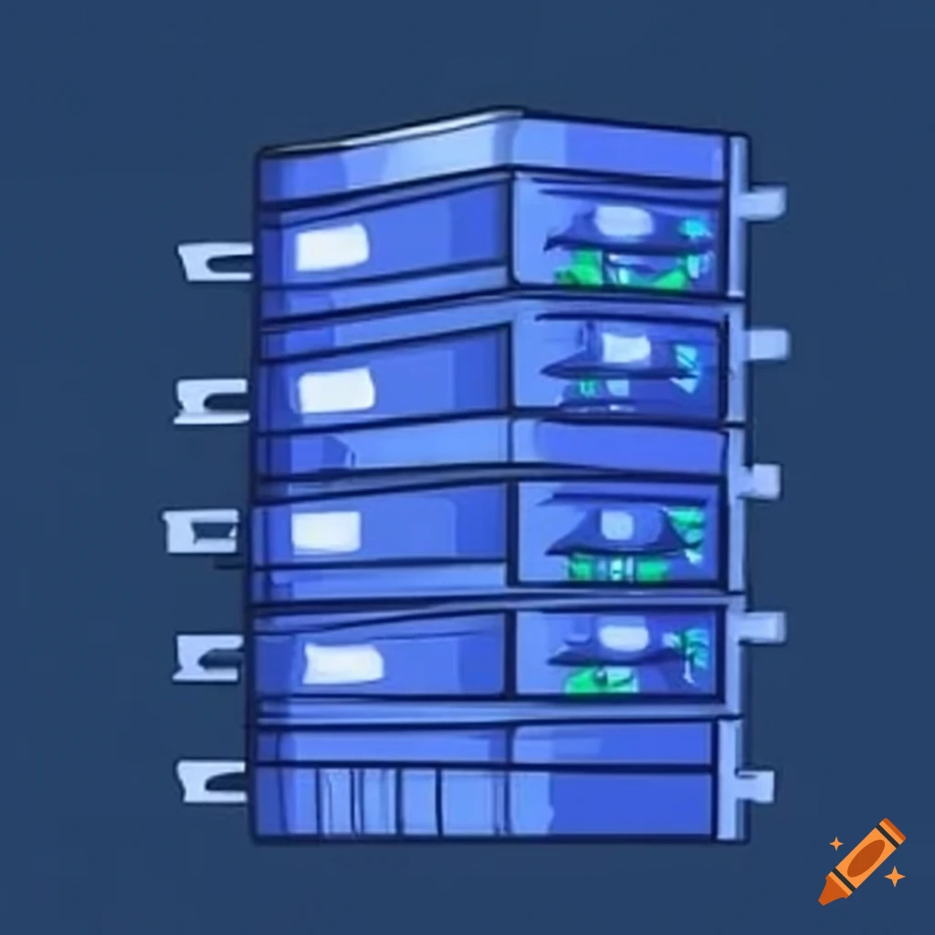 Visual representation of extensive server networks on Craiyon