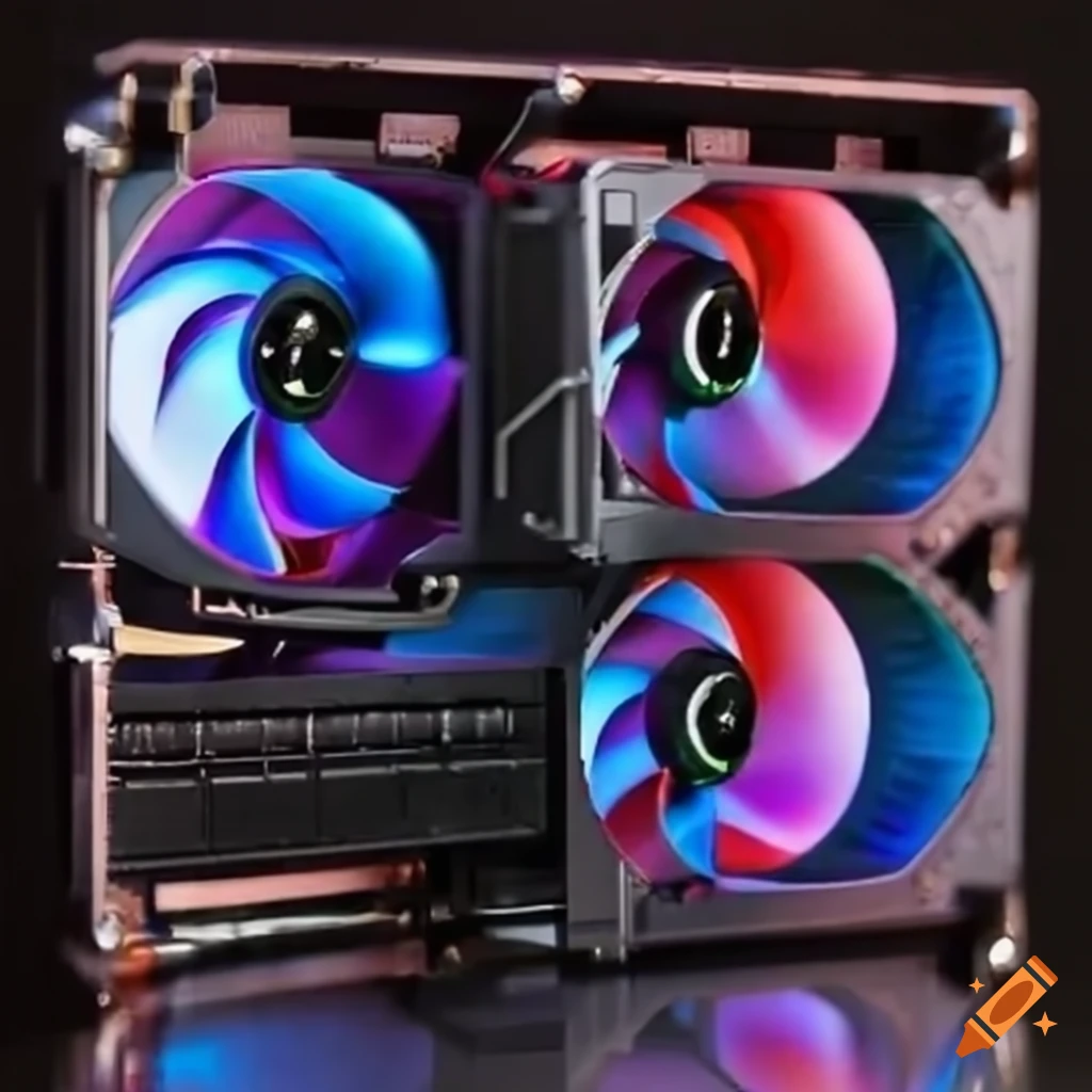 Advanced technology cpu cooler on Craiyon