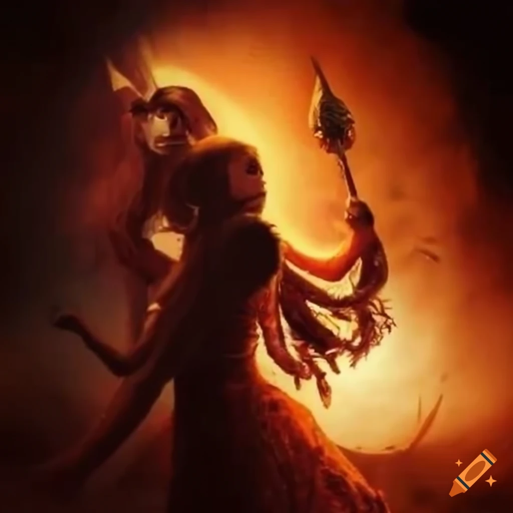 Abstract art with spanish title