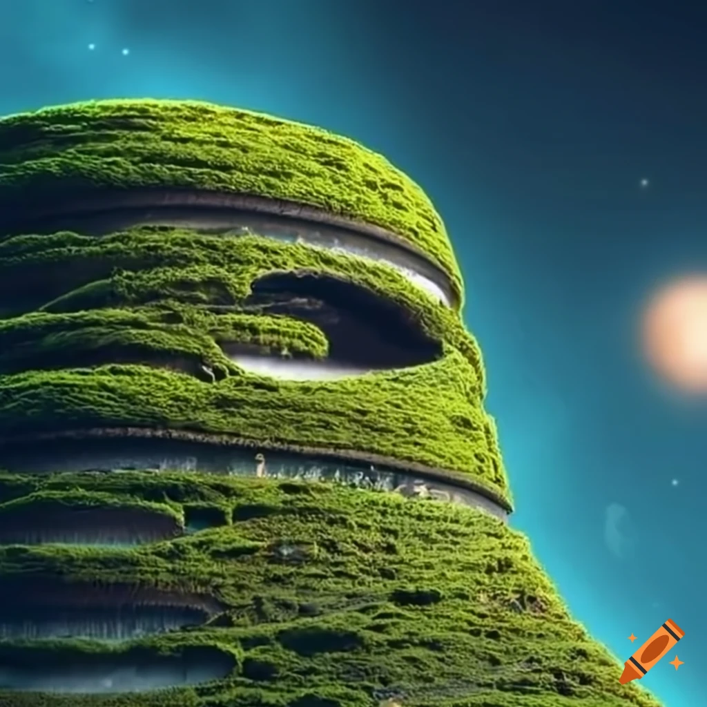 A building grew out of the ground like a tree on Craiyon