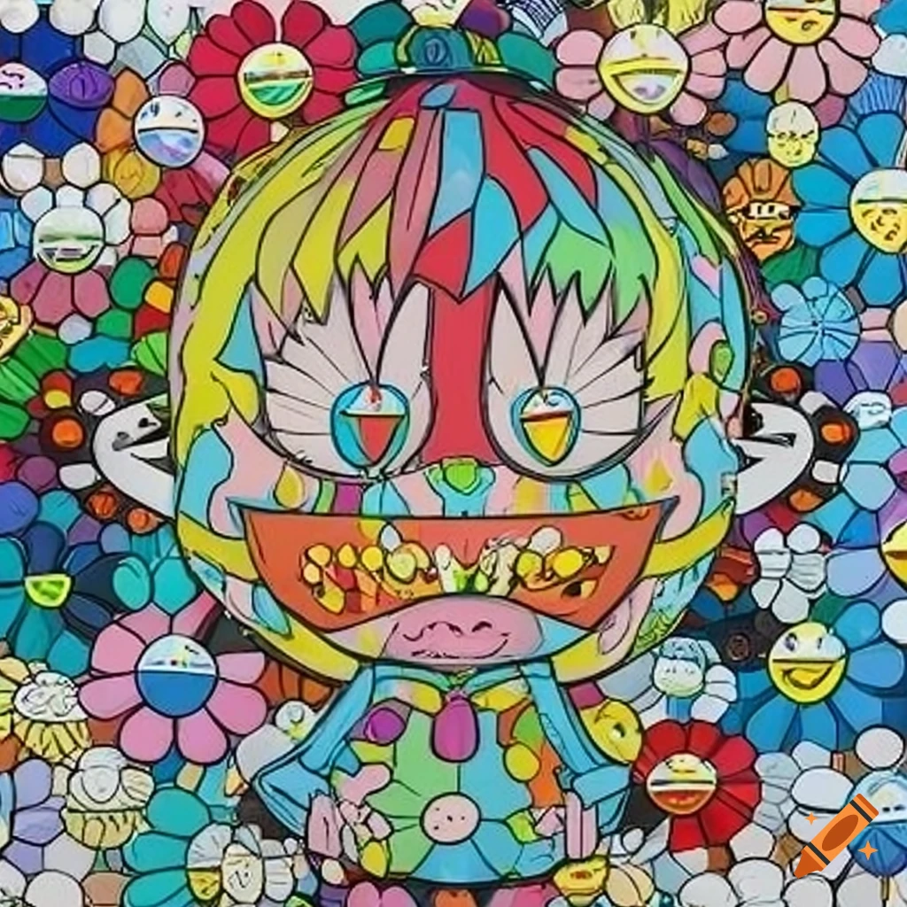 Sculpture of virgil tracy by takashi murakami on Craiyon