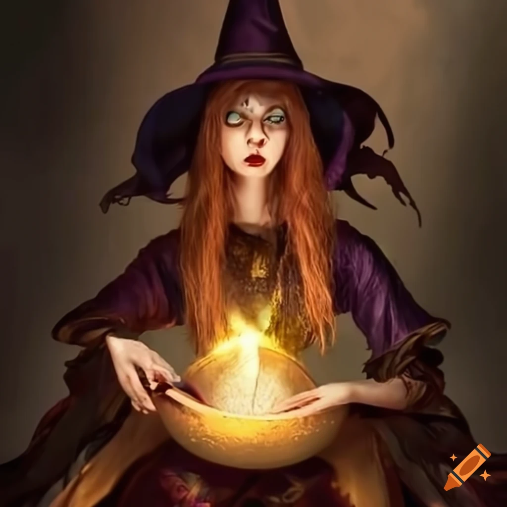 Art of a witch reading in a ballroom on Craiyon