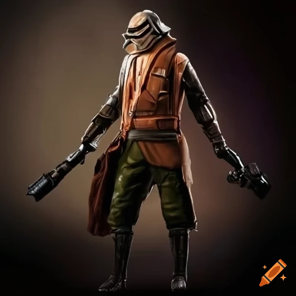 Image of a star wars smuggler on Craiyon