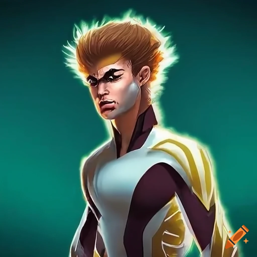 Speedster showcasing his super speed on Craiyon