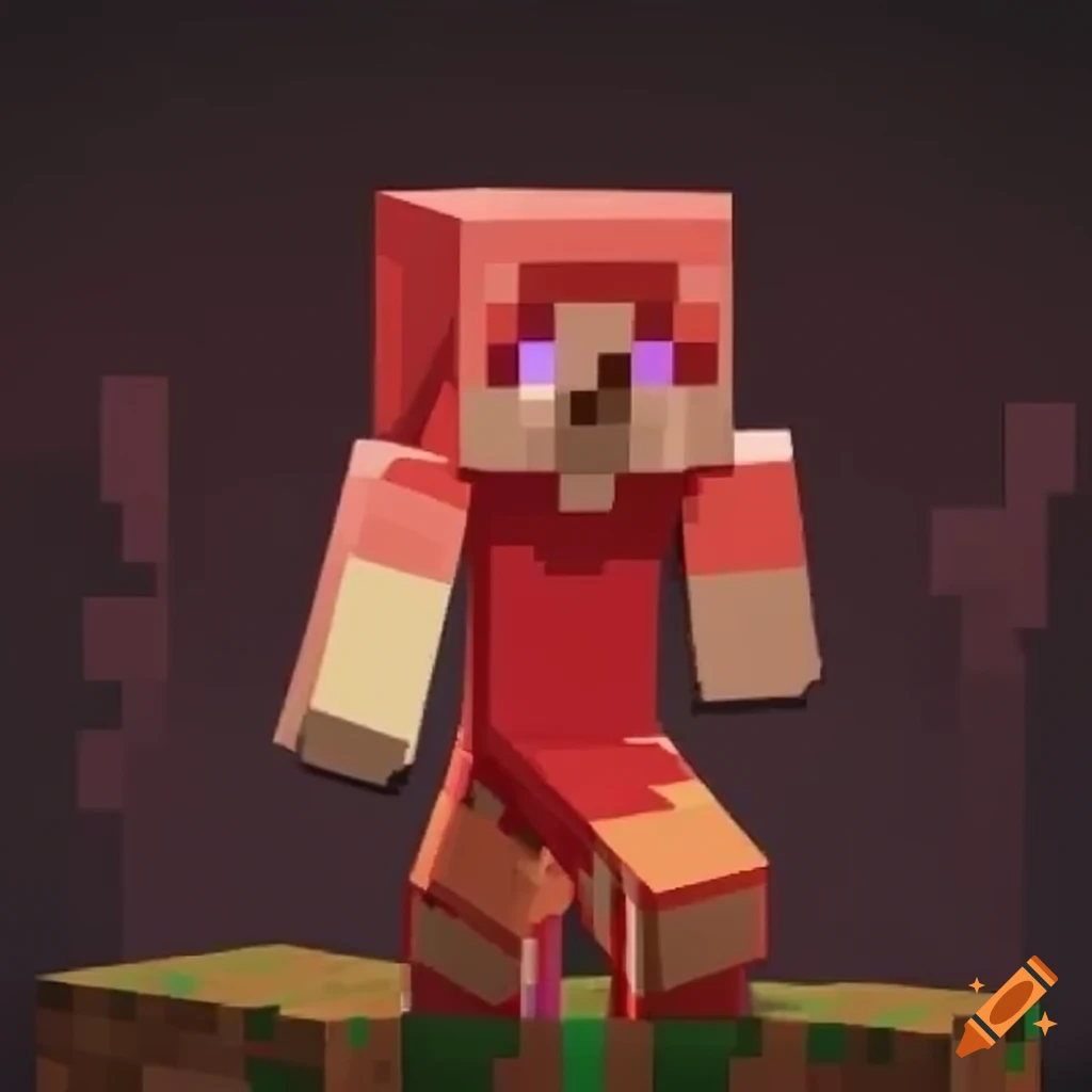 Minecraft bedrock app logo on Craiyon