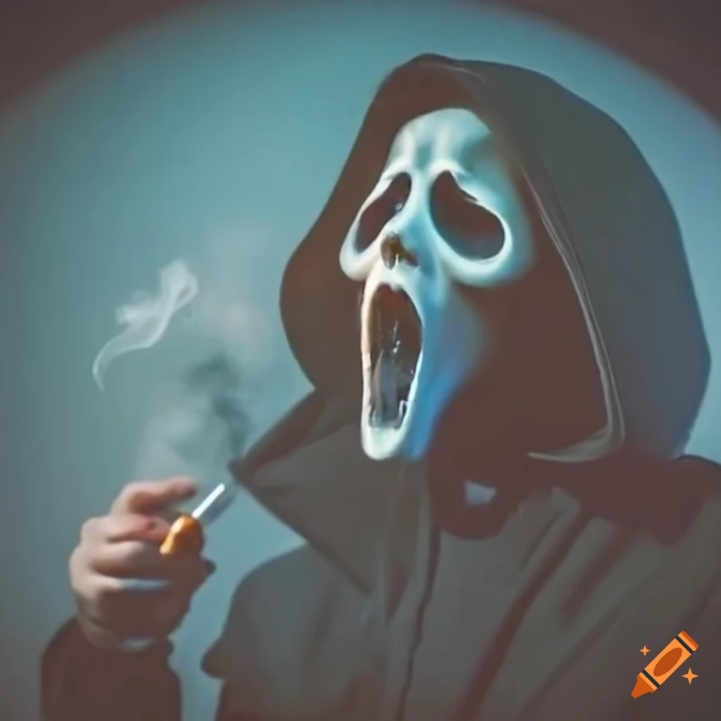 Excited cinema-goer with popcorn watching jared leto on the movie ...