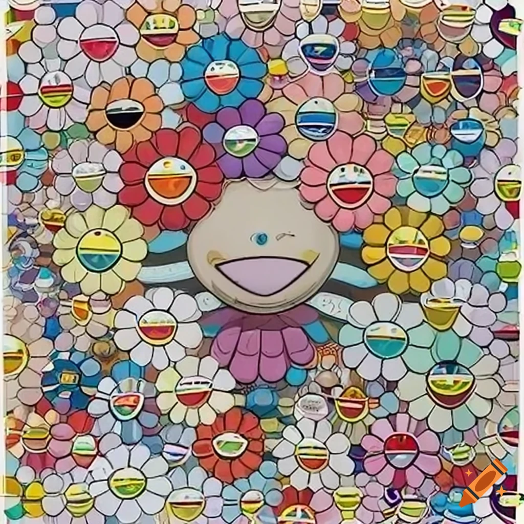 Sculpture by takashi murakami on Craiyon