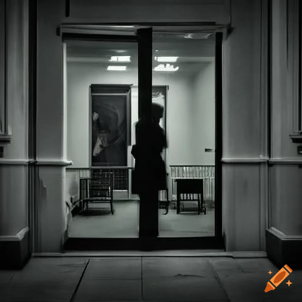 Security office at night