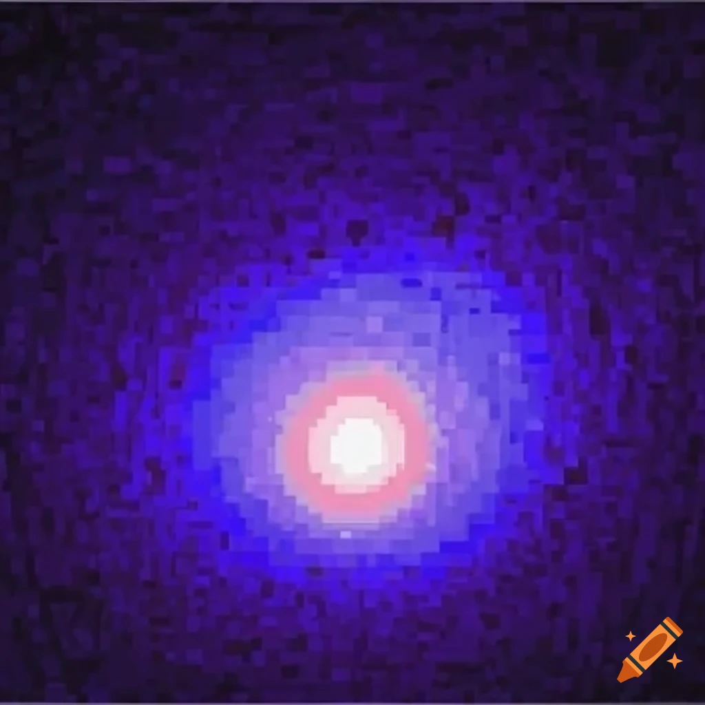 Abstract pixelated artwork