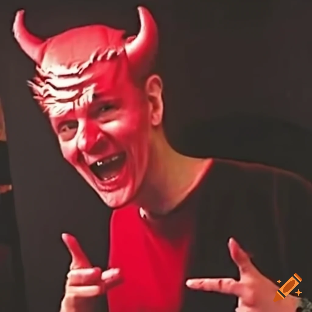 Bill jensen dressed as the devil