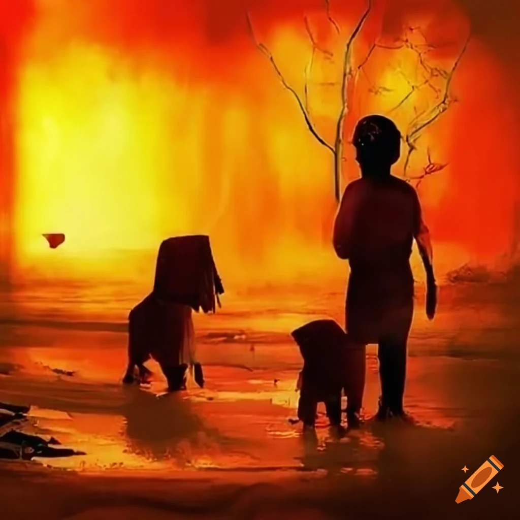 Image of resource gathering in a game on Craiyon