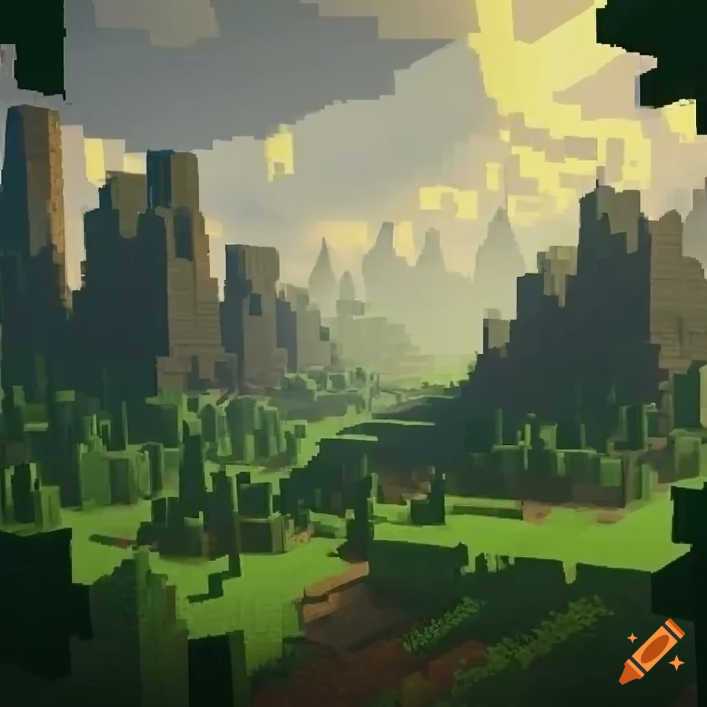 Overhauled minecraft landscape