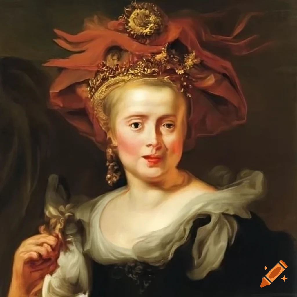 Queen Daisy Painting By Rubens On Craiyon