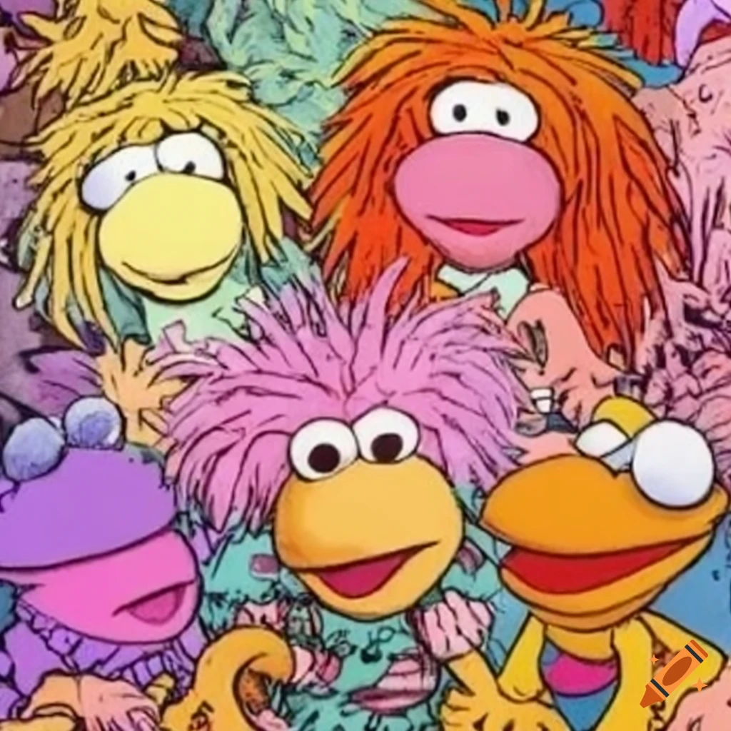 Illustration collaboration of fraggle rock by chiho aoshima and chris ...