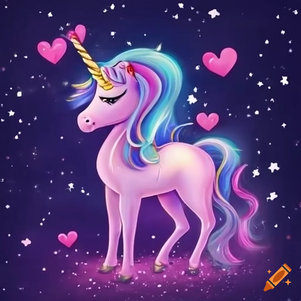 Beautiful white and pink vibrant colors unicorn wallpaper with lots of ...