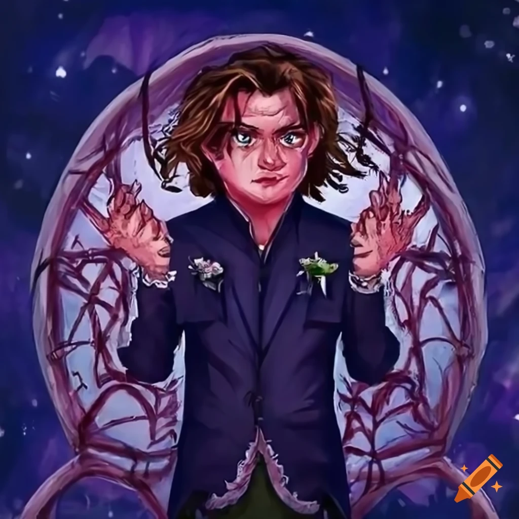 Steve harrington and demogorgon wedding on Craiyon