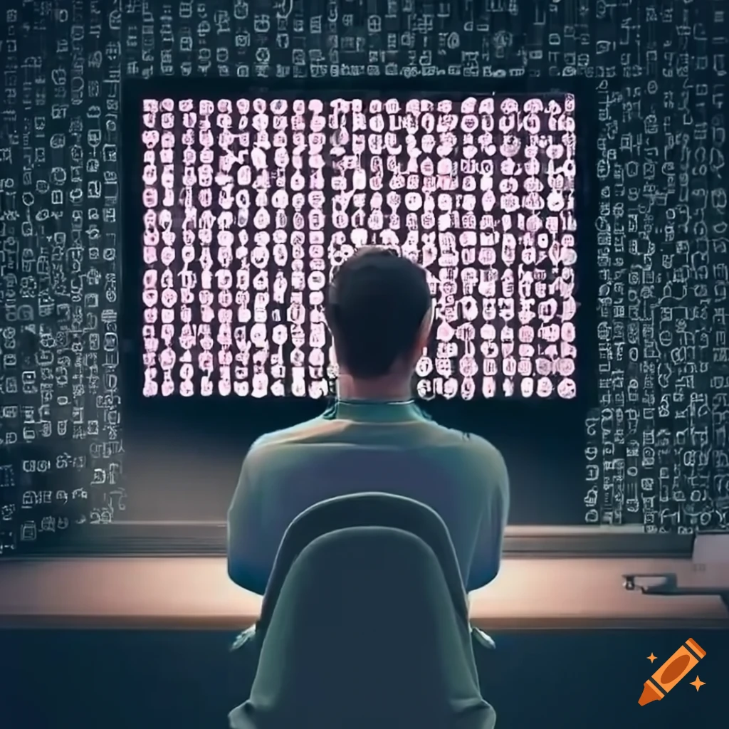 Celebration of a software developer's birthday on Craiyon