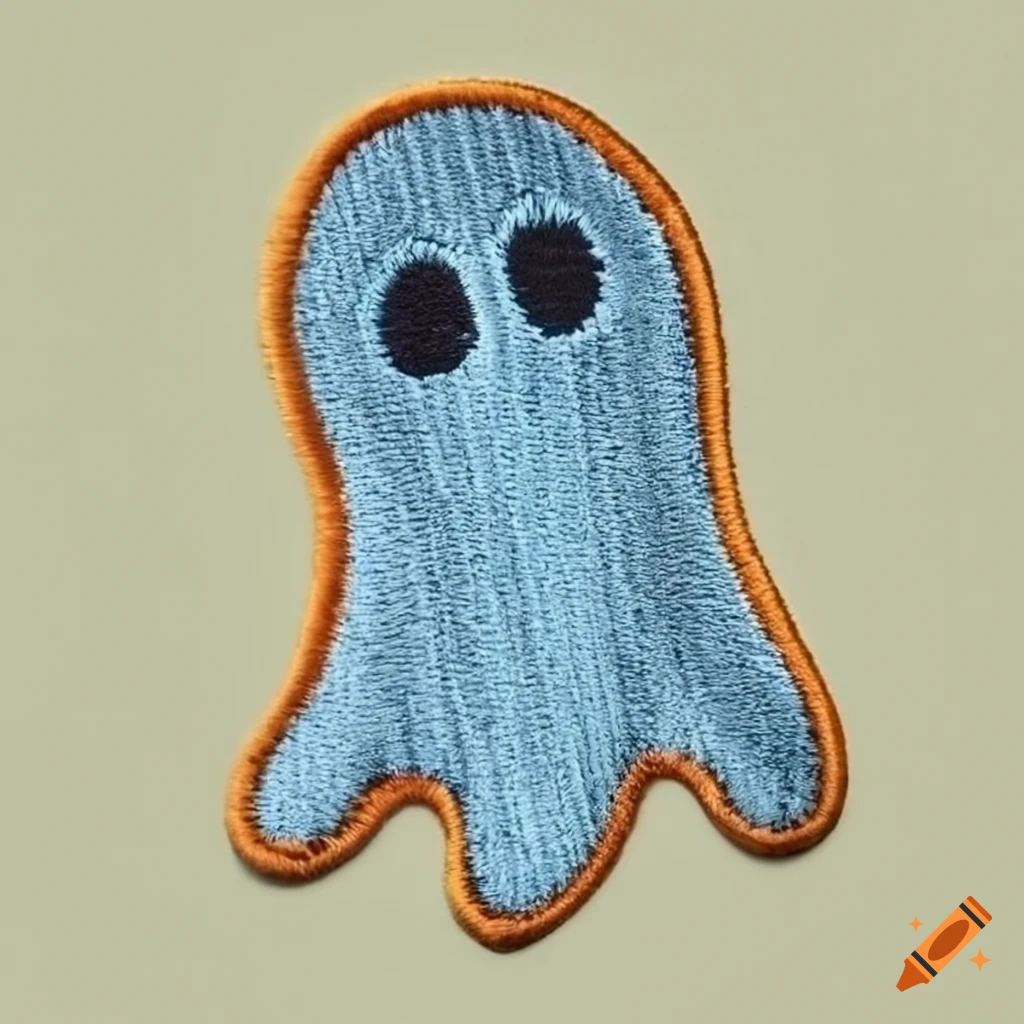 Whimsical ghost patch