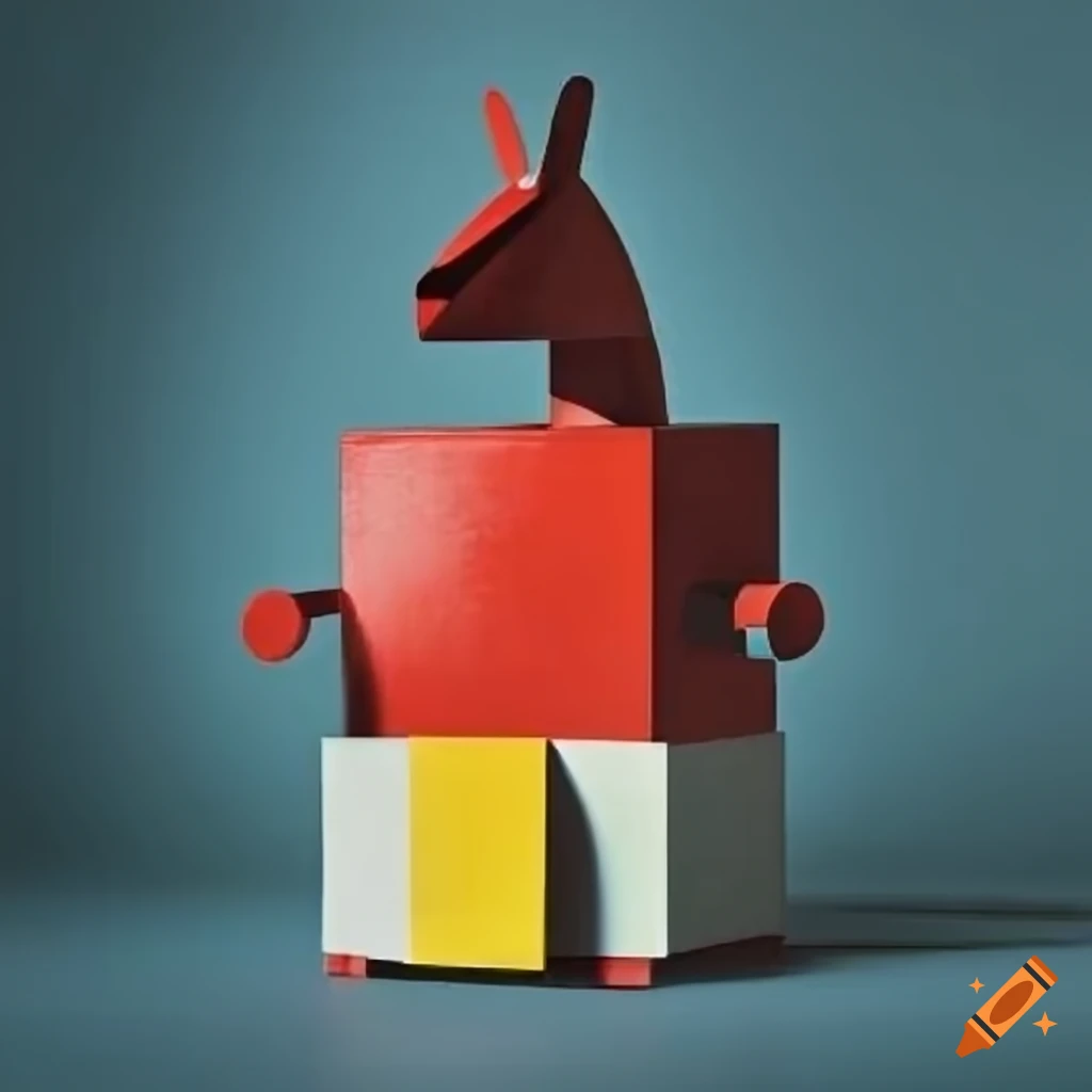 Artwork of a kangaroo and robot boxing