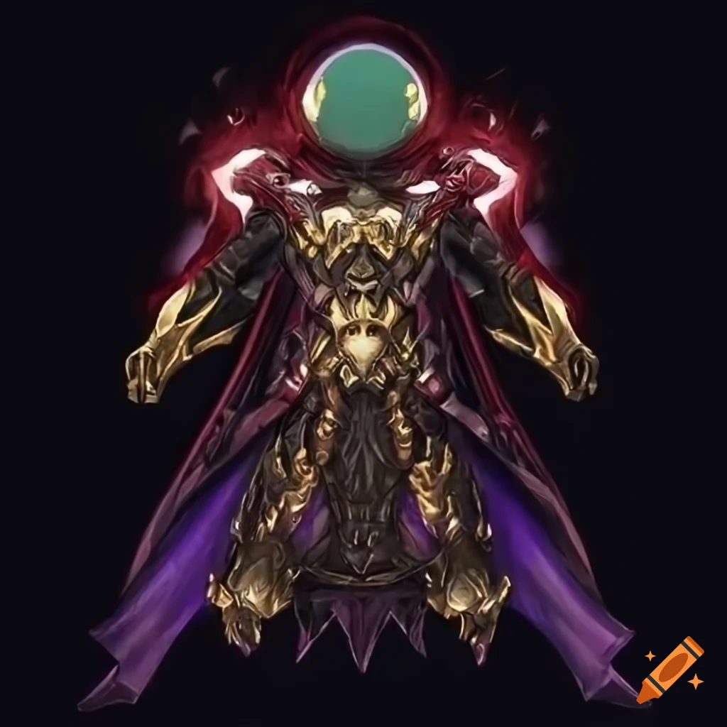 Celestial knights in bulky demonic armor in anime style on Craiyon
