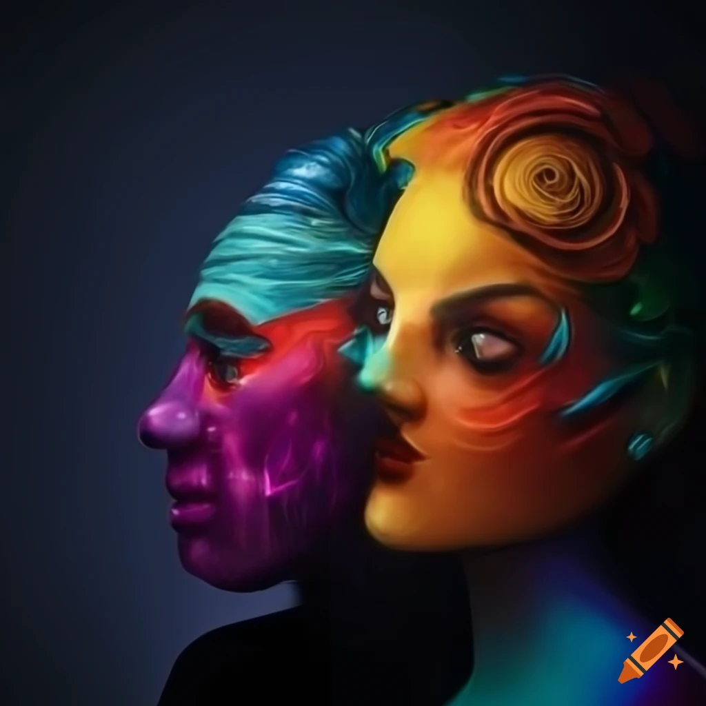 Abstract picture with the word obsession on Craiyon