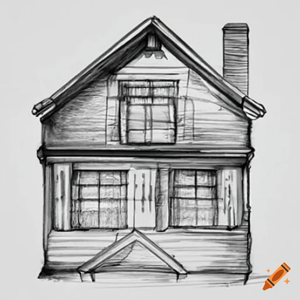 Fa ade Rectangle Of A Chalet