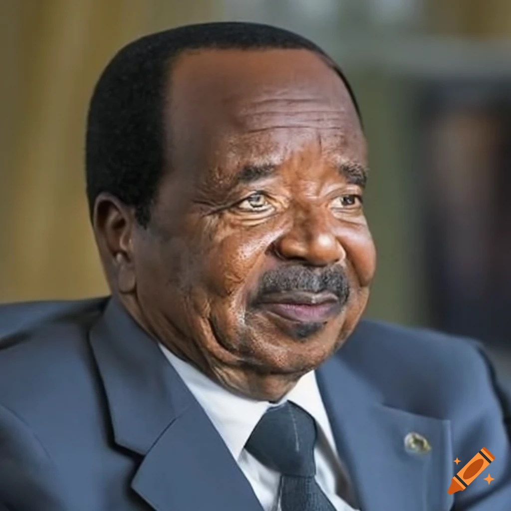 Portrait of paul biya on Craiyon